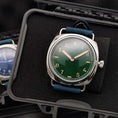 Men 1930s Cali Vintage Diver's Watch - Mechanical Leather Strap Watch ...